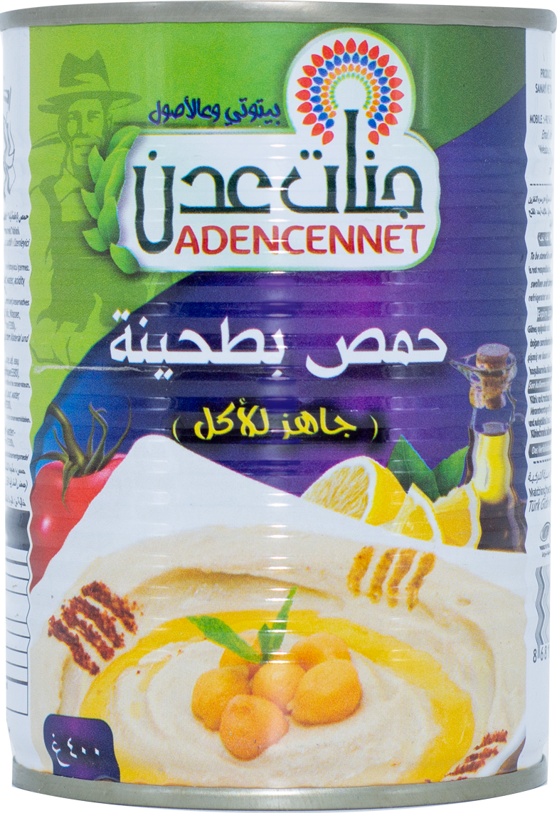 ADEN CENNET Hummus 16%Tahini 400 g x 24 Stk | Hummus | Hermetikk og ...