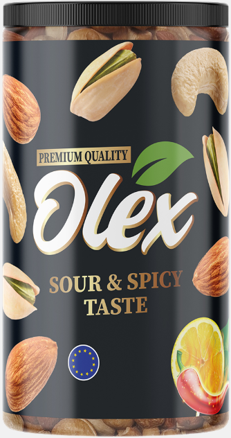 Olex Mixed Nuts Roasted / Sour&Spicy 500g x 12 Stk | Nøtter | Krydder ...